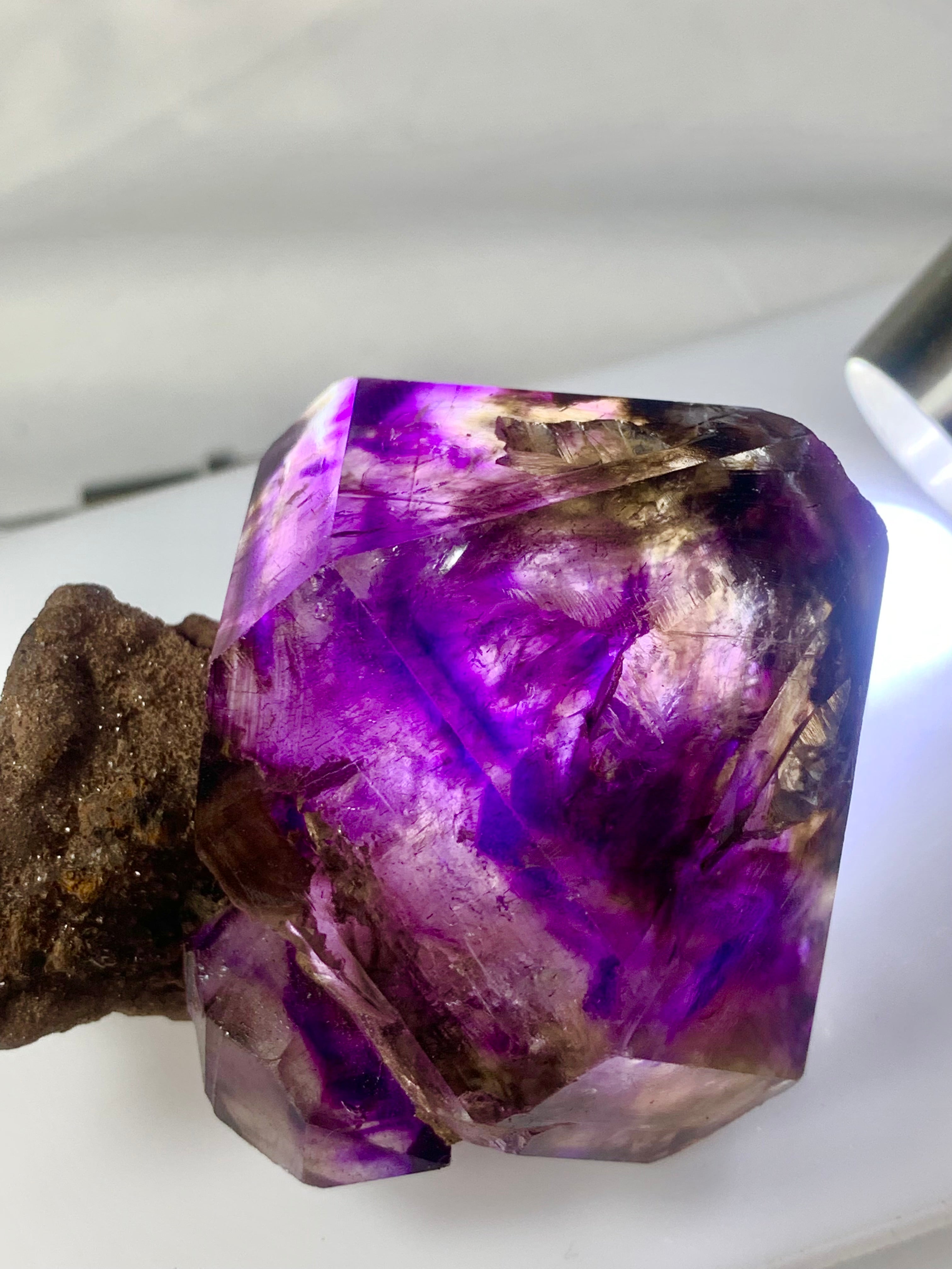 Natural Super Seven Amethyst - 105g Authentic Crystal Stone – GemsVisor